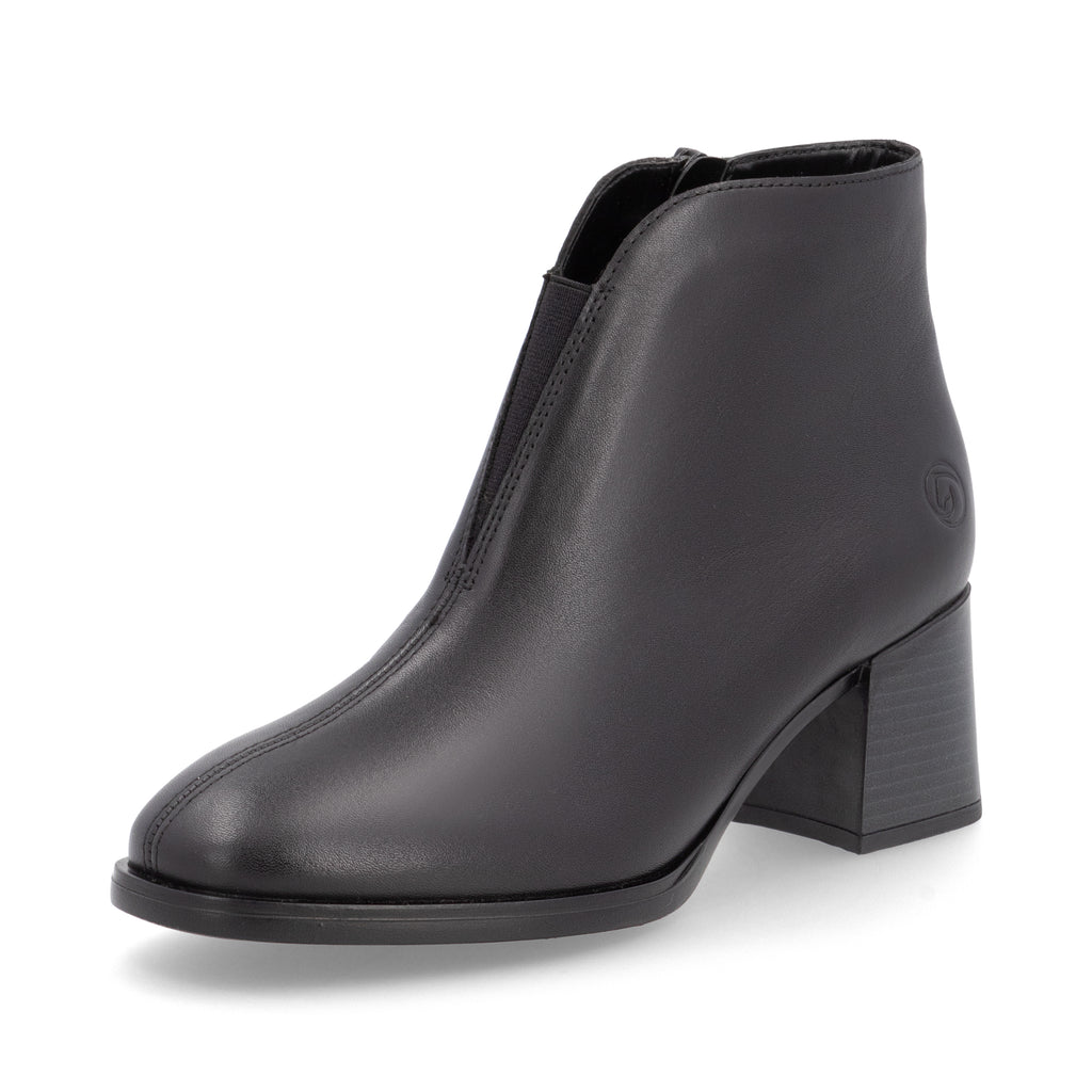 Marbella Womens Black Heeled Boot | Rieker NZ – Rieker New Zealand